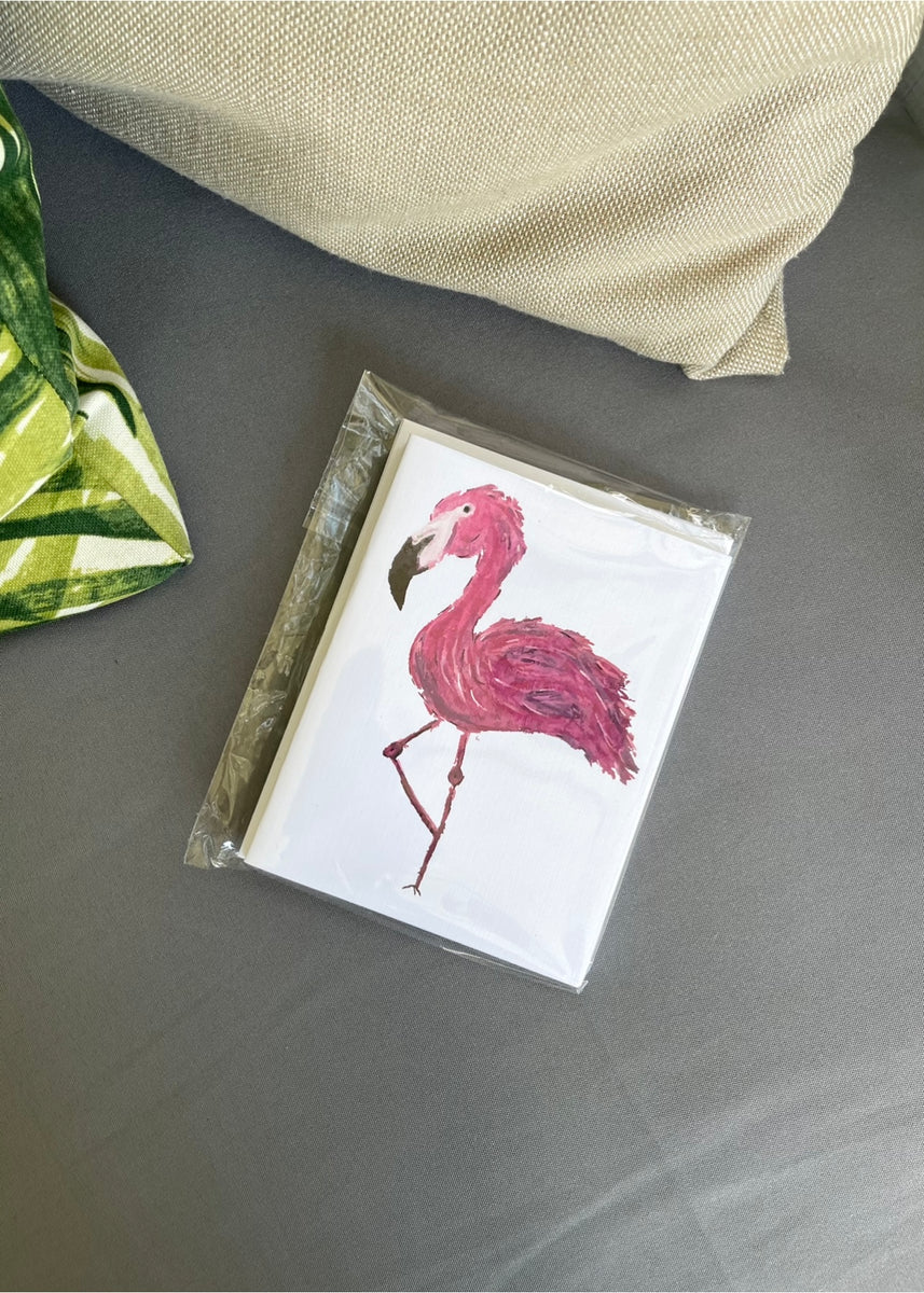 Flamingo Note Cards – Halfpintdesigns