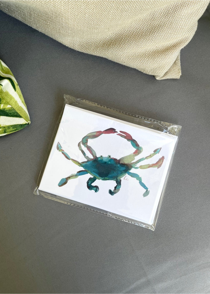 Crab Note Cards – Halfpintdesigns
